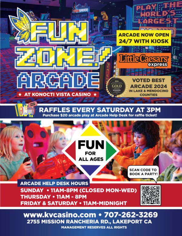 Fun Zone Arcade - Konocti Vista Casino